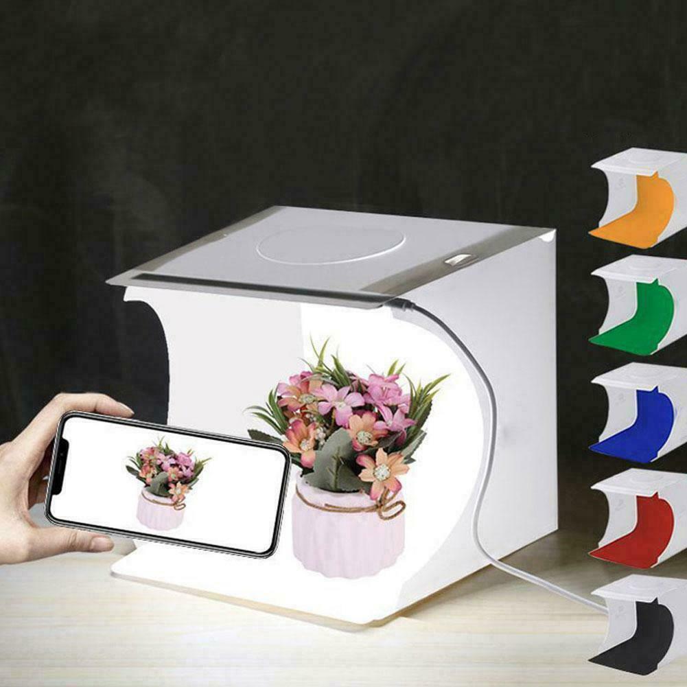 Photo Studio Photography Light Box Adjustable 6Colors Backdrop Lighting ...