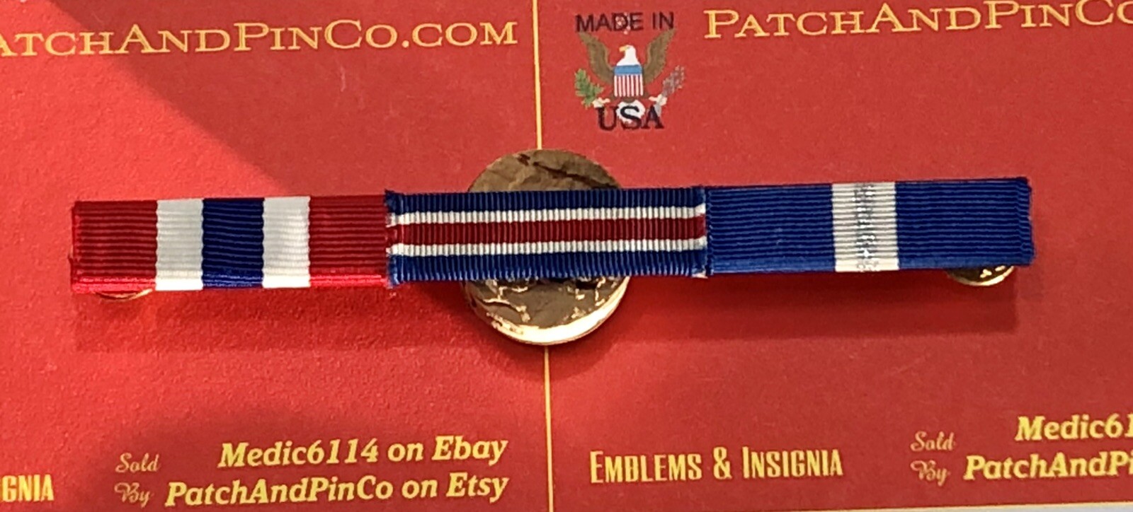 Chicago Fire Dept Award 3 Ribbon Bar Rack CFD Firefighter Pin Like ...