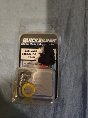 Mercruiser Alpha, OEM Magnetic Outdrive Lower Unit Drain Plug, Screw ...