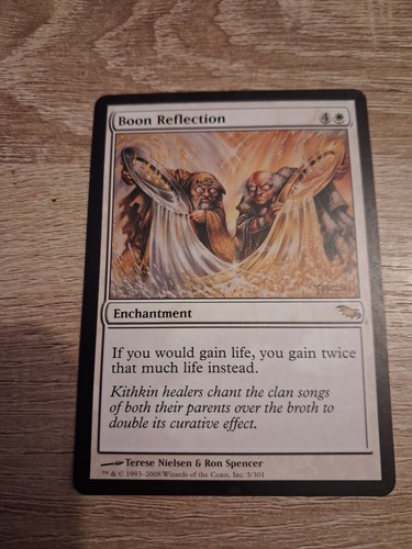 magic mtg Réverbération de faveur (boon reflection) Sombrelande mint ...