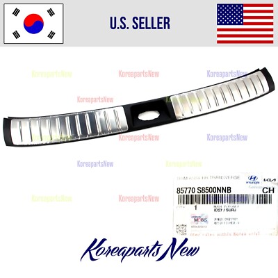 REAR Tailgate Trunk Molding W/ CHROME SILL TRIM ⭐OEM⭐ Hyundai Palisade ...