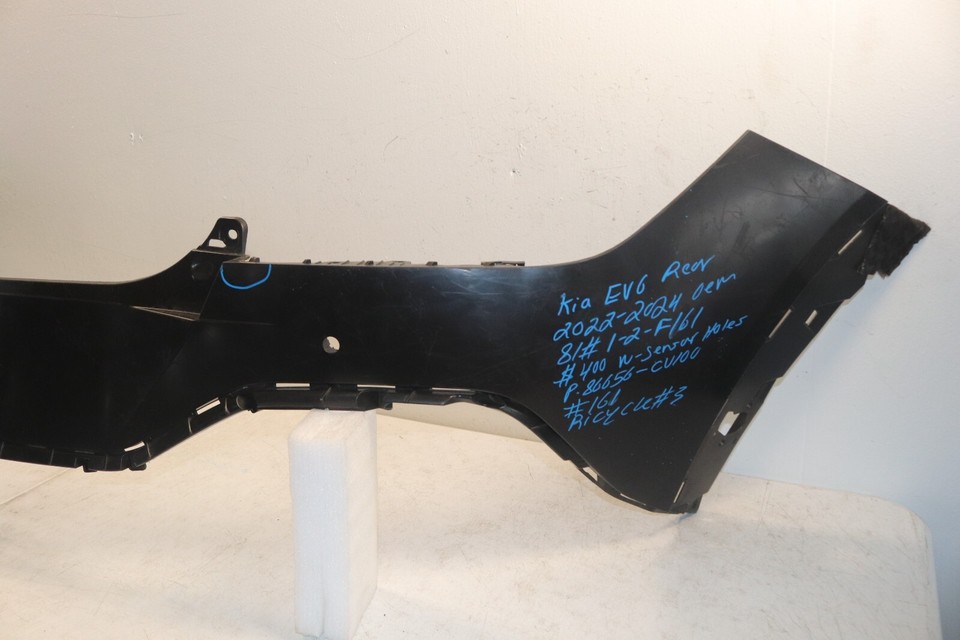 2022 2024 KIA EV6 REAR UPPER BUMPER COVER OEM WITH SENSOR HOLES | eBay