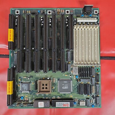 Vintage 1992 Original Kaimei AMD AM386 SX/SXL-25 CPU Motherboard KMX-C ...