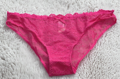 Victoria's Secret Dream Angels Cheekini Panty Coral Lace | eBay