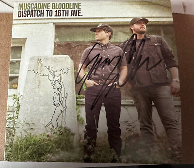 MUSCADINE BLOODLINE " Dispatch to 16th Ave " Autographed CD Signed | eBay