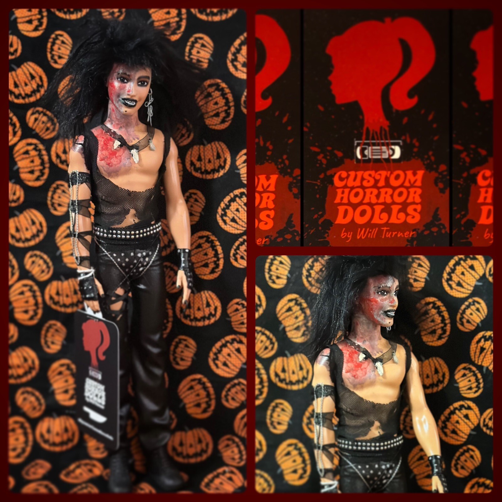 Sammi Curr CUSTOM HORROR DOLL Trick Or Treat OOAK 12” Action Figure | eBay