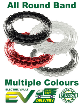 Contractor Pre-Galvanised Black Plastic Coated Fixing All Round Band ...