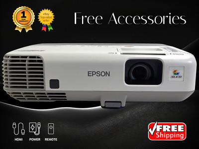 REFURBISHED 3LCD Projector 2,600 Lumens Accepts 4K Signal HDMI + 1 Year ...