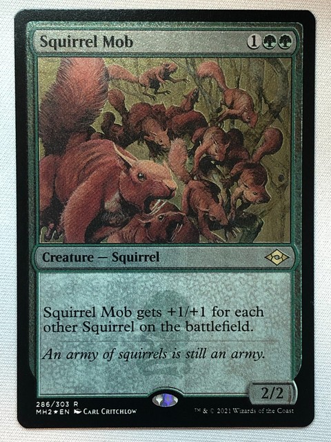 MTG Squirrel Mob Modern Horizons 2 286/303 Regular Rare for sale online ...