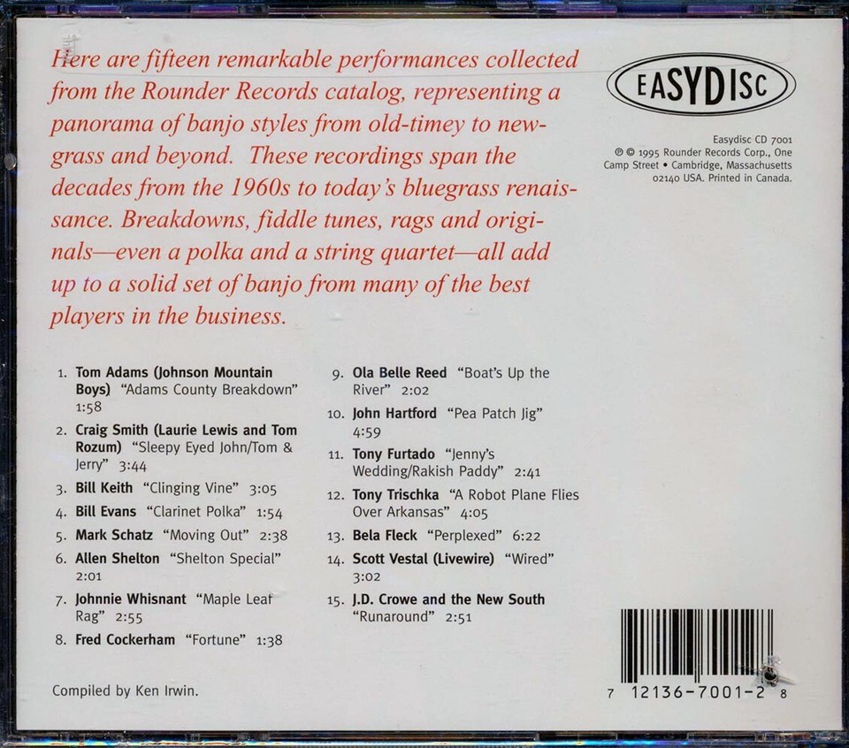 CD Bill Evans, Bela Fleck, Bill Keith, Fred Cockerham, etc. - Blue ...