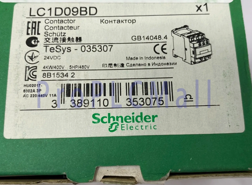 New In Box SCHNEIDER LC1D09BD LC1-D09BD 24VDC Magnetic Contactor~ | eBay