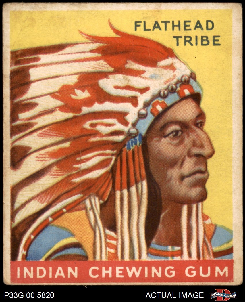 1933 Goudey Indian Gum #9 Flathead Tribe 2 - GOOD | eBay