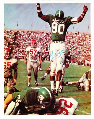 George Webster signed 8x10 color Michigan State Spartans photo (Dec ...
