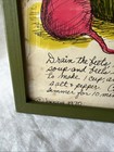 1970 Jacque Pati Framed Print 13.75” X 10.5” Bashful Borscht Bortsch ...