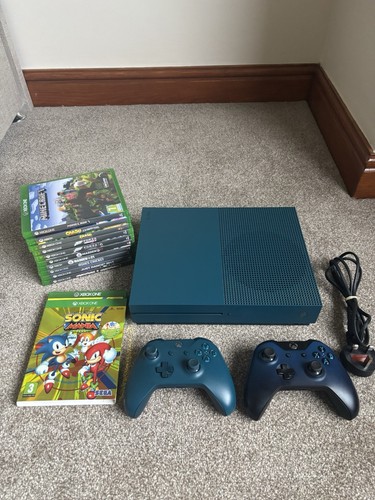 Xbox One S Deep Blue 500GB Console - 2Controllers - 11 Games | eBay UK