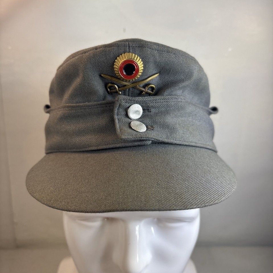 WW2 German WAFFEN HEER edelweiss Army Cap Sz 56 Alpine Star Flower Hat ...