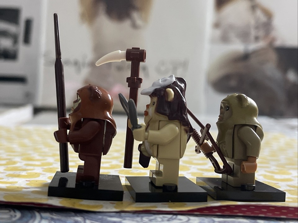 WICKET LOGRAY EWOK WARRIOR MINIFIG lego star wars return of the jedi ...