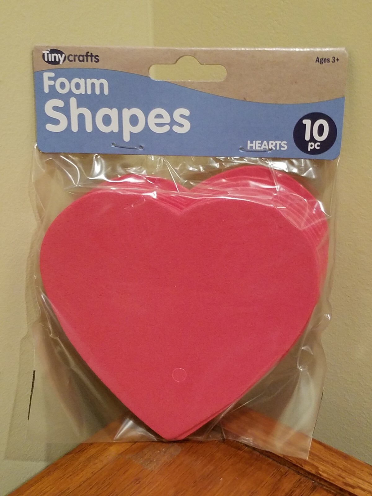 Heart 4-1/2 Inch Foam Shapes 10 Pcs Ages 3 Darice for sale online | eBay