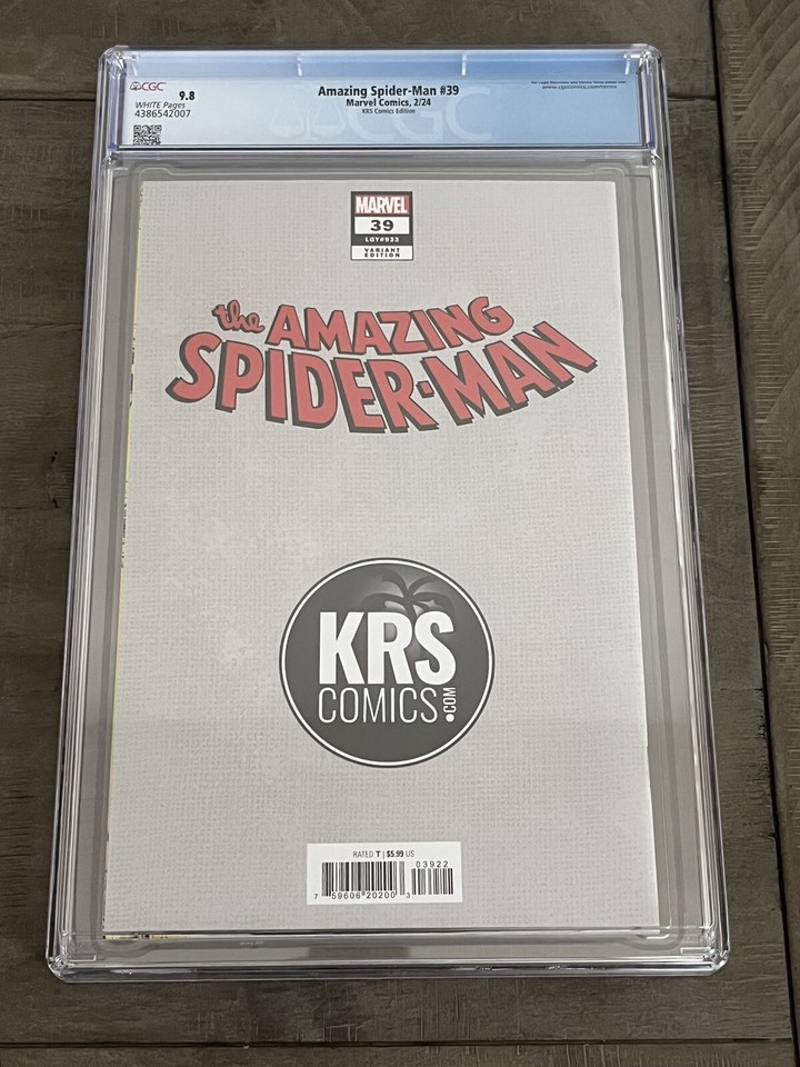 Amazing Spider-Man 39 CGC 9.8 Quah, KRS Comics Edition. ASM #300 Homage ...