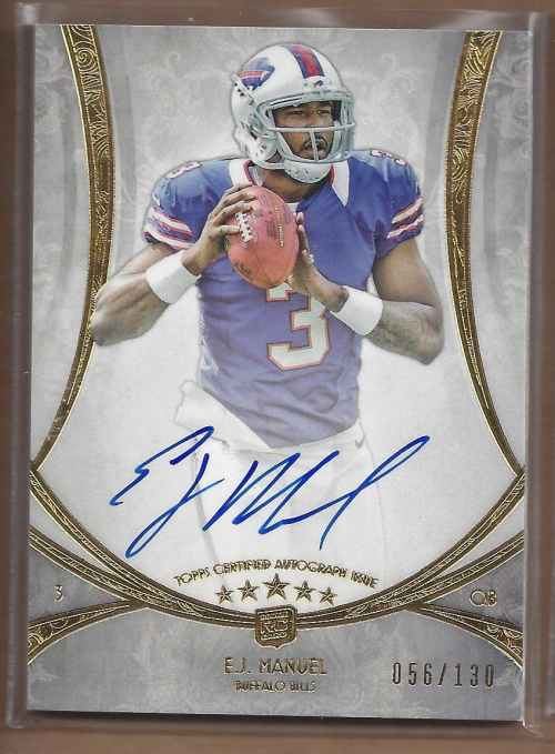 2013 Topps Five Star Rookie Autograph #FSFAEJM EJ Manuel Auto /130 - NM ...
