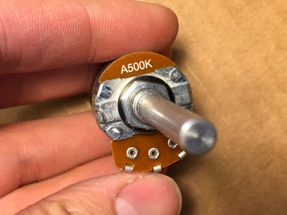 New Alpha 500k ohm Potentiometer w/ Power Snap Switch Guitar Amp Audio ...