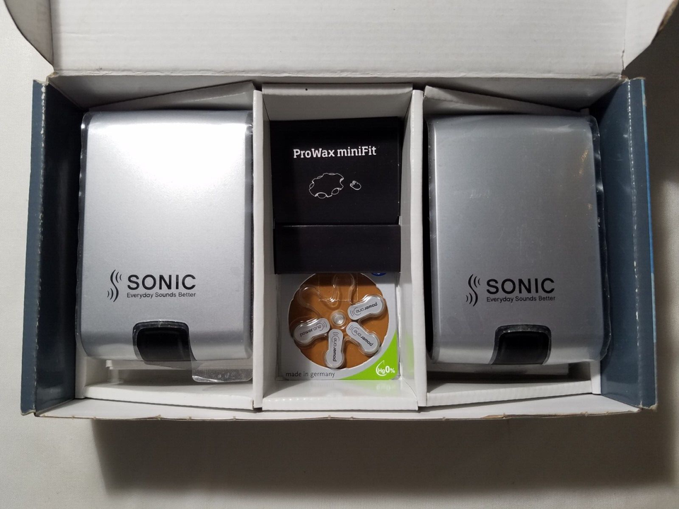 Rare Sonic Cheer 20 Mini Rite CR20 MNR Aid Complete Set Loud Hearing ...