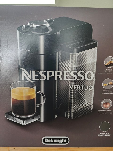 Nespresso Vertuo Coffee & Espresso Maker ENV135GY DeLonghi for sale ...