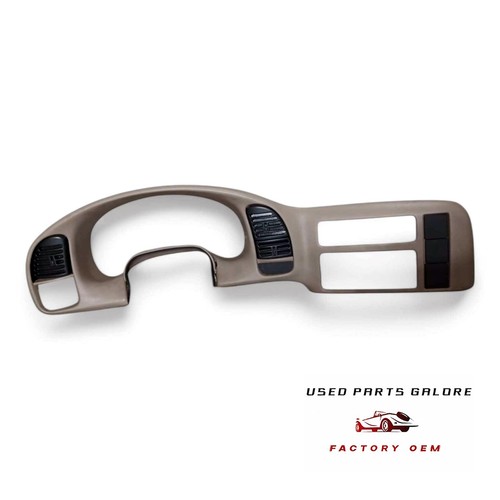 96-05 Chevy Astro GMC Safari Speedometer Cluster Radio Dash Trim Bezel ...