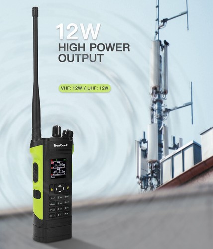 HAMGEEK APX-8000 12W Dual Band Radio Walkie Talkie w/Programming Cable ...