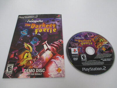 Neopets The Darkest Faerie DEMO DISC Sony PlayStation 2 PS2 ...
