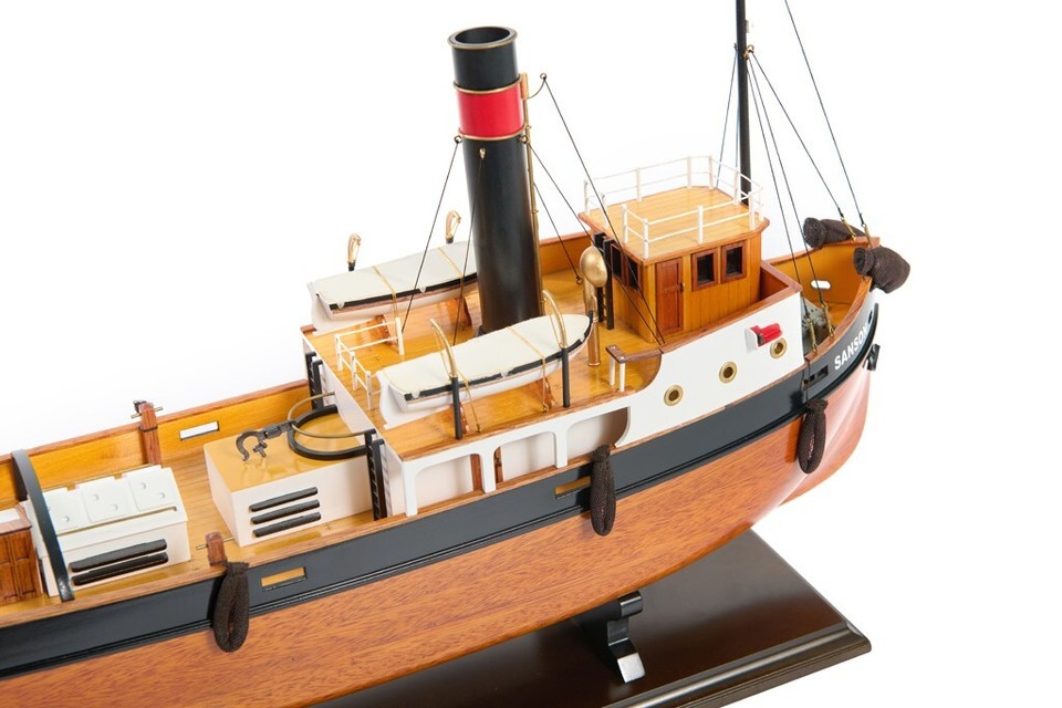 Seacraft Gallery Tugboat Sanson Model 53cm (21") Handcrafted Wooden ...