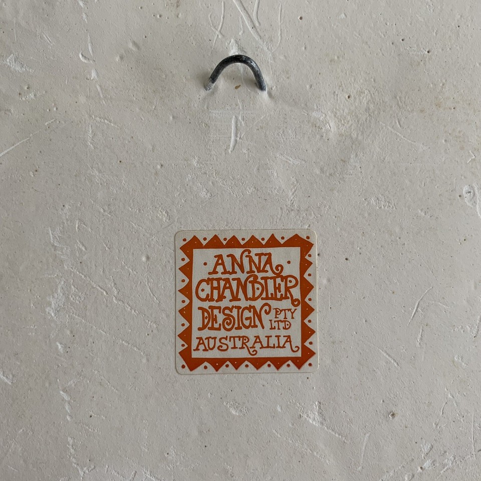Anna Chandler Design Australia Wall Plaque Tile Flowers Goblet Decor ...