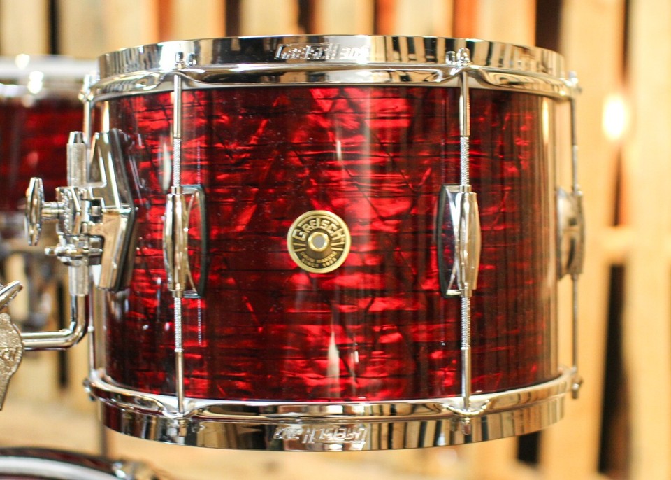 Gretsch Broadkaster Ruby Red Pearl Drum Set - 22,13,16,6.5x14 - SO ...