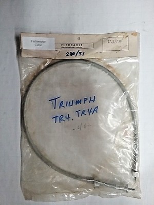 Triumph TR4 TR4A Tachometer Cable 6/62 Part # 2738/790 | Made In ...