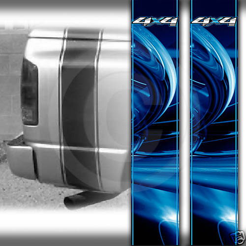 4x4 Blue Truck Decal Set Sticker Ram Silverado | eBay