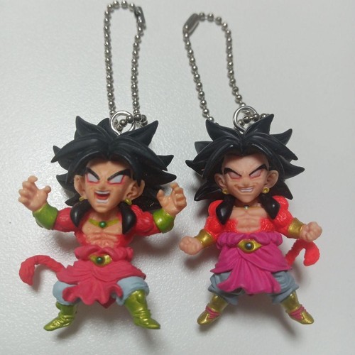 Dragon Ball UDM Burst Super Saiyan 4 Broly Keychain Set of 2 Colors | eBay