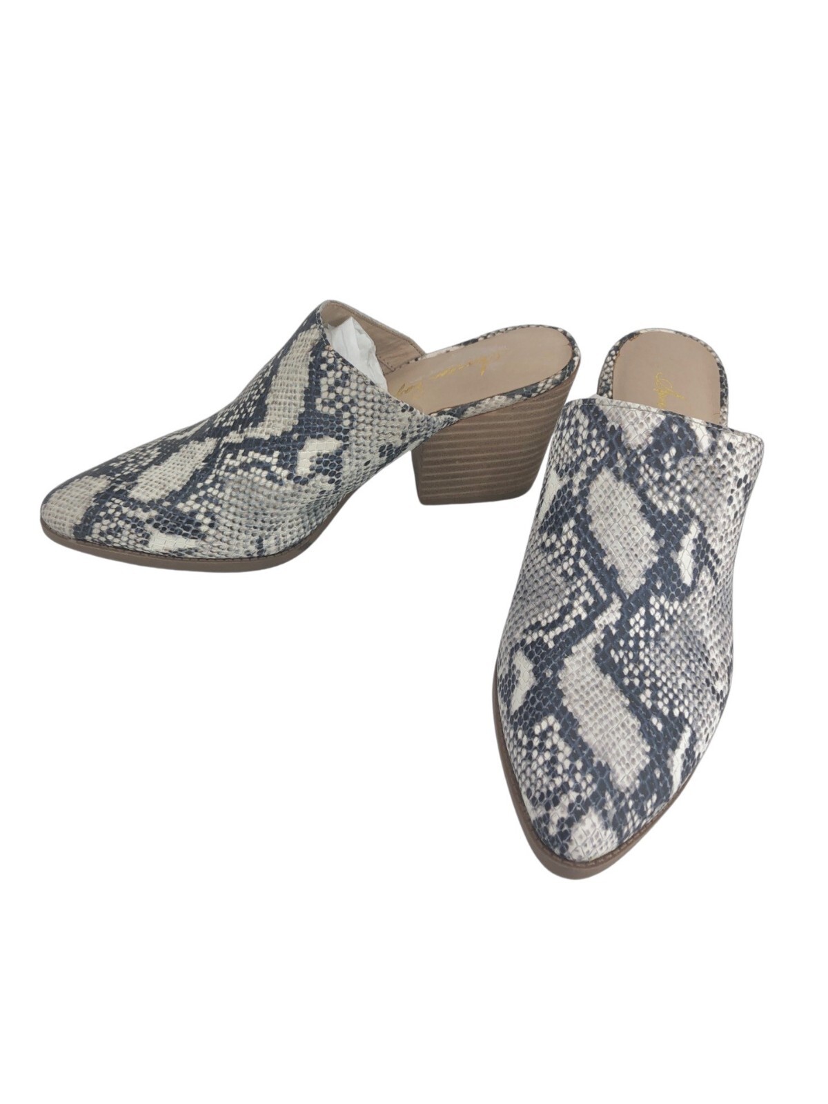 American Rag Heidi Mules Womens 8.5 Closed Toe Snake Print New Other | eBay
