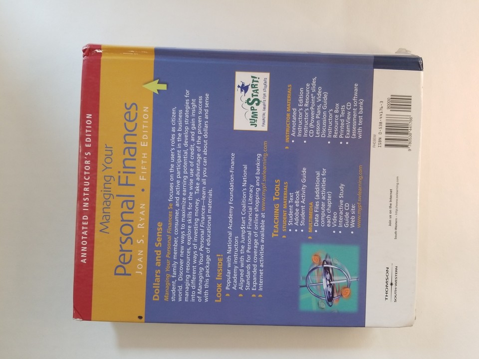 Managing Your Personal Finances, 5th Edition, Annotated Instructor's ...