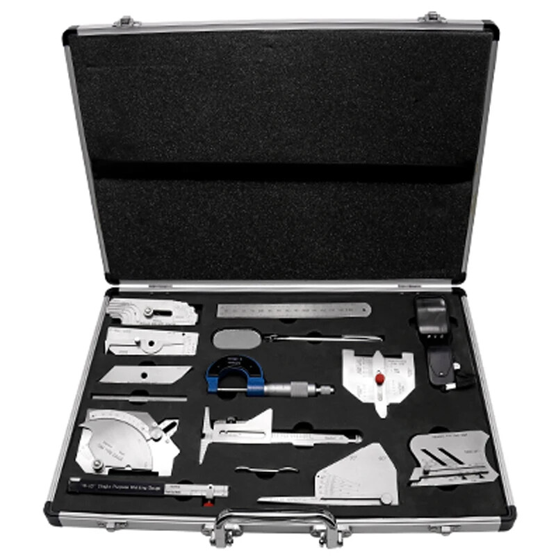 16 Pieces Kits Welding Measure Tools Combined Suit Welding Inspection ...