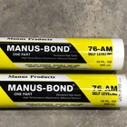 Qty.2 Manus Bond 76-AM Self Leveling Elastomeric Adhesive/Sealant Black ...