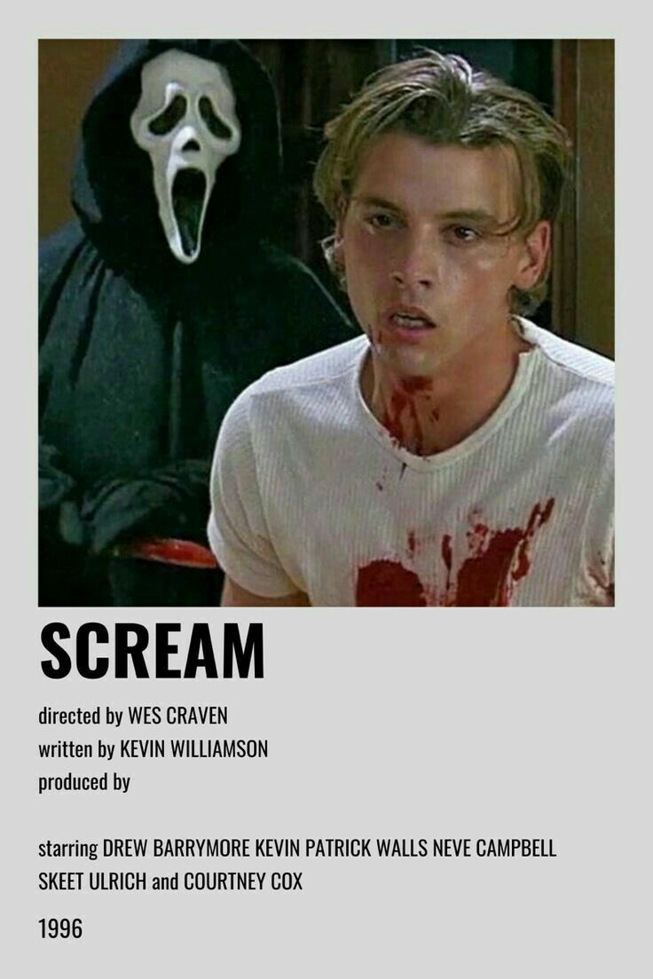 Scream Movie Poster 1996
