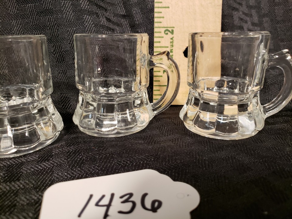 Federal Mini Beer Mugs/ Shot Glasses -6pc | eBay