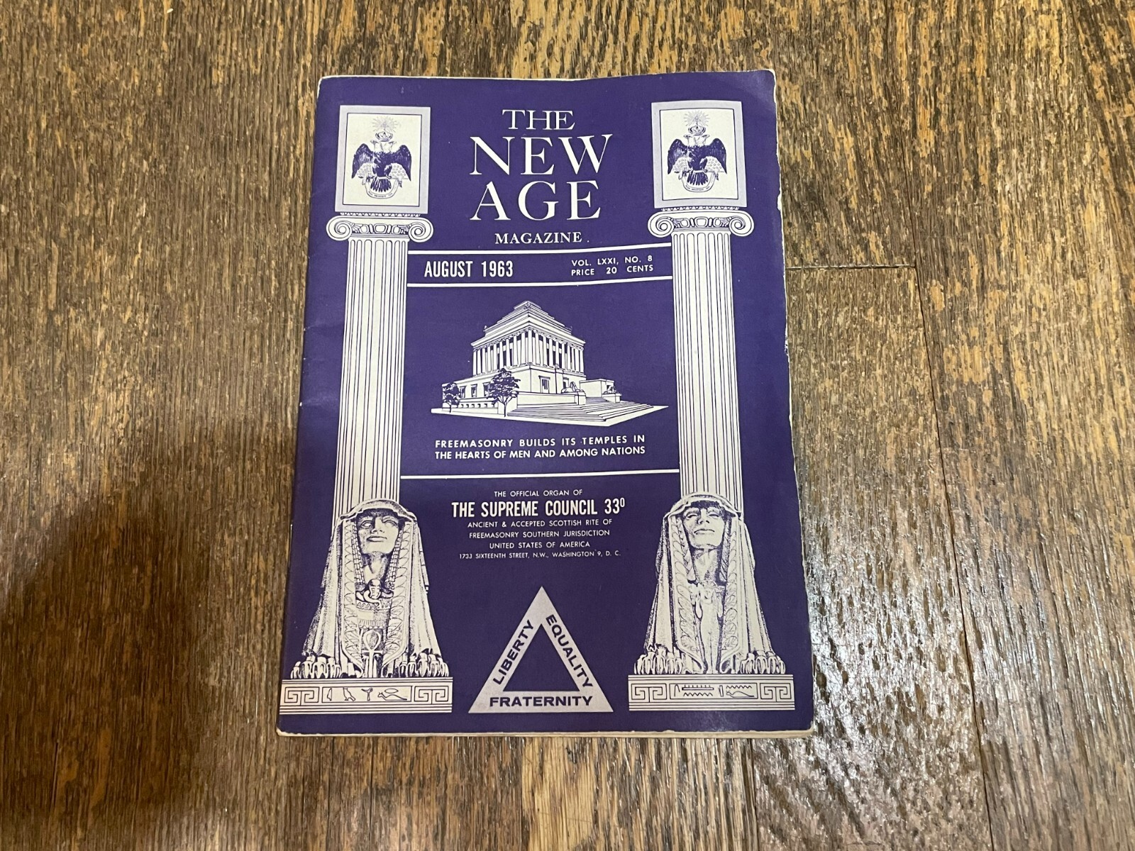 Vintage Freemasonry The New Age Magazine August 1963 Masonic Communism ...