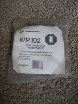 INTERMATIC, WP102, ONE GANG GFCI RECEPTACLE, New In Package | eBay