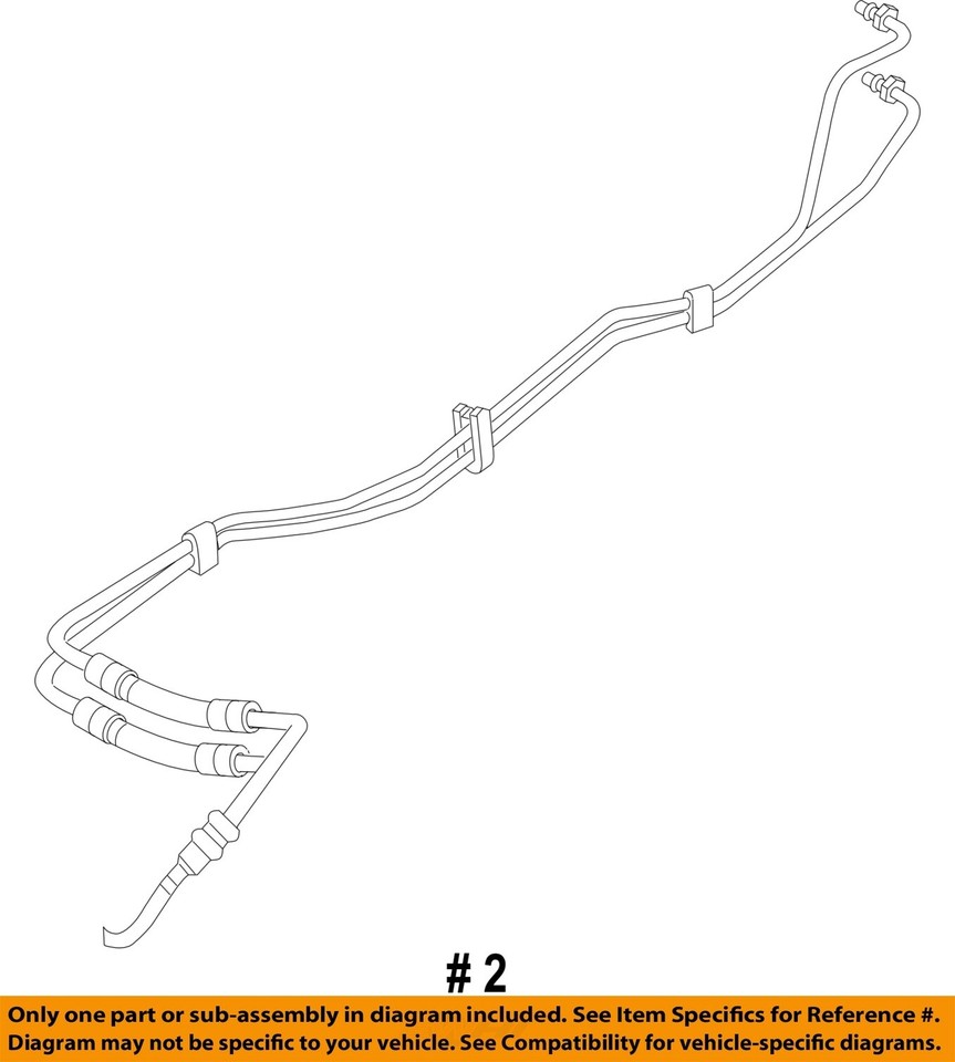CHRYSLER OEM 07-11 Wrangler Cooling Trans Oil Cooler-Return Tube ...