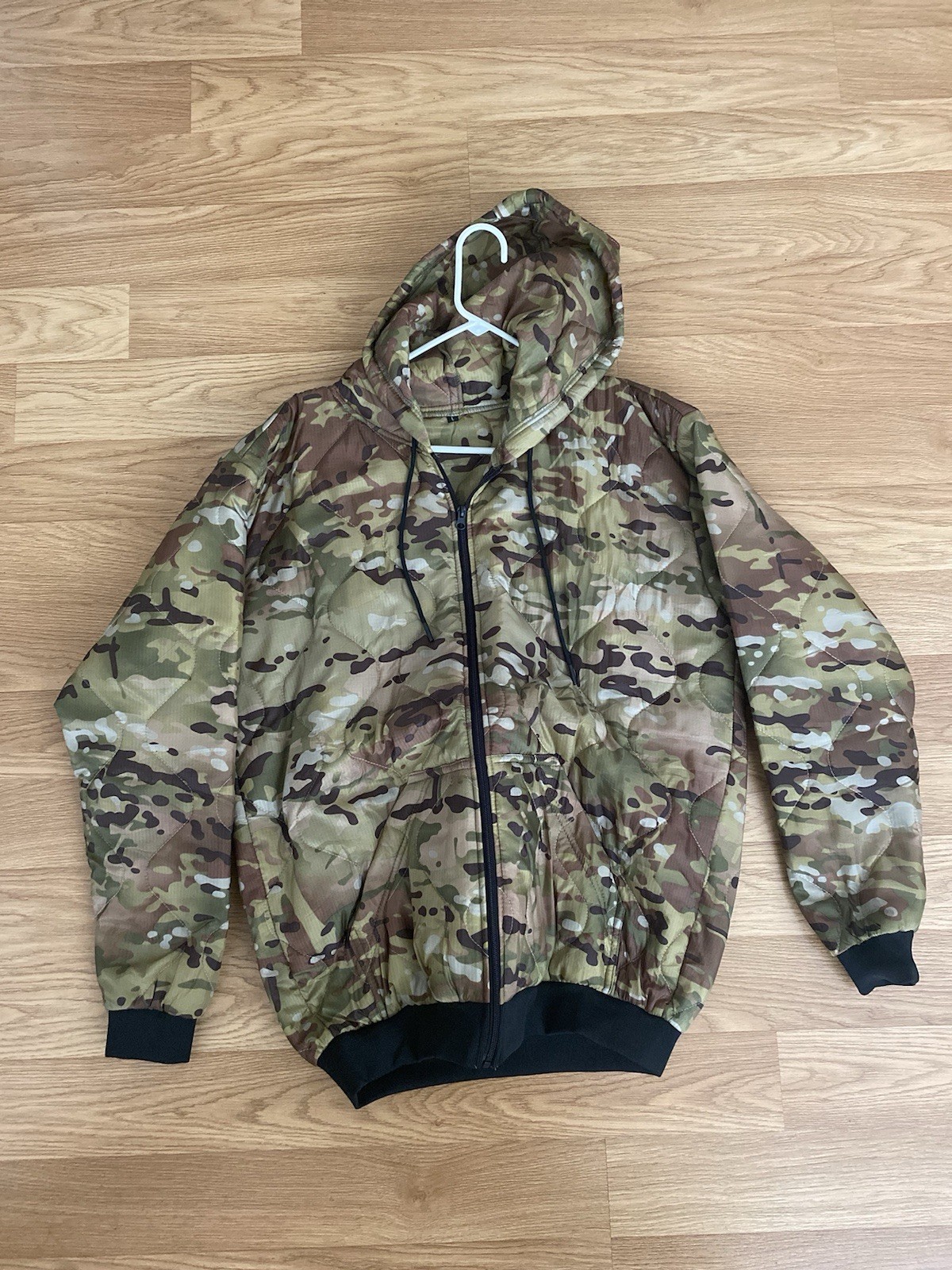 Woobie Hoodie jacket zip up OCP LARGE Light Weight Tactical MULTICAM ...
