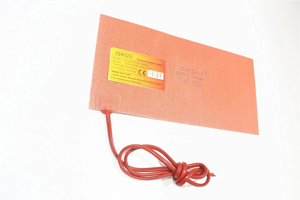 5" X 25" 127 X 635mm 625W JSR CE UL Silicone Rubber Heating Blanket ...