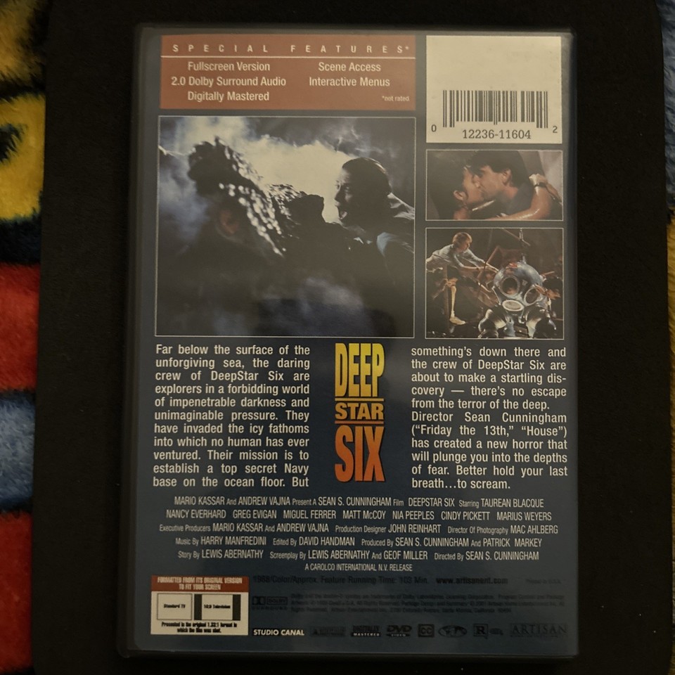 Deepstar Six (DVD, 1989) 12236116042| eBay