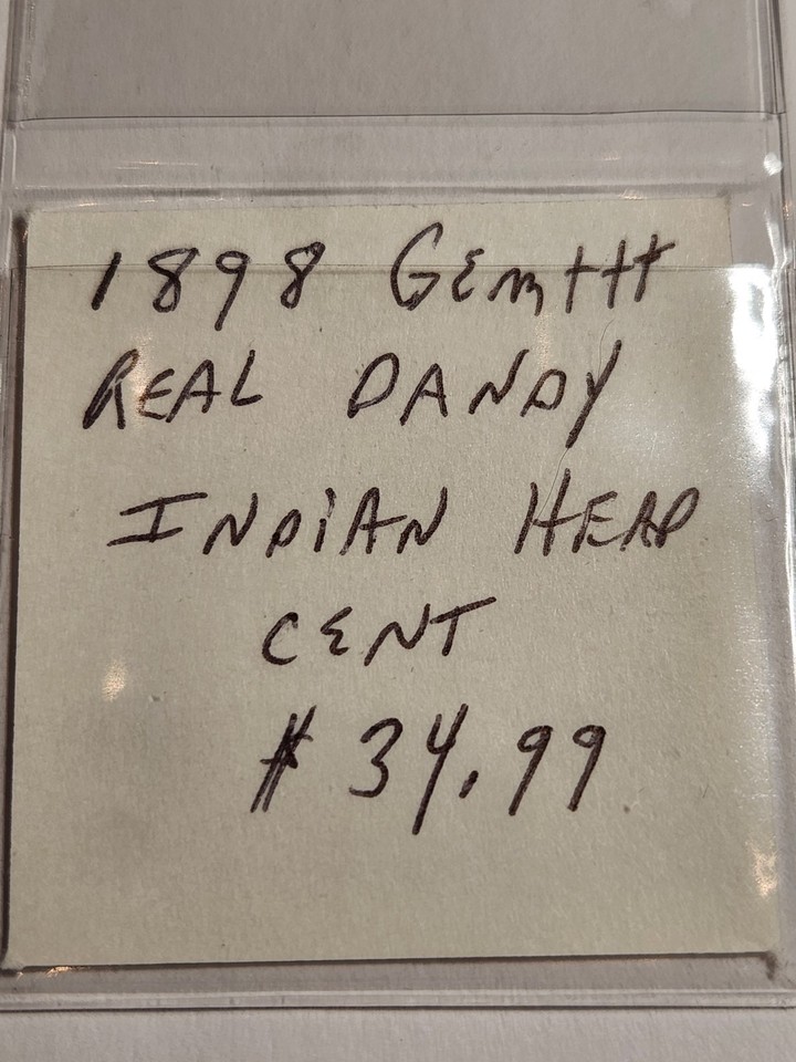 1898 Gem+++ Real Dandy Indian Head Cent Scarce | eBay