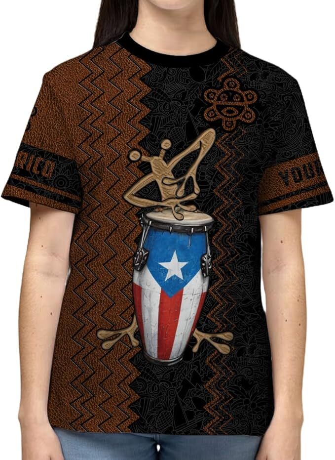 Custom Puerto Rico Flag Shirt Boricua Puerto Rican Shirts Puerto Rican ...